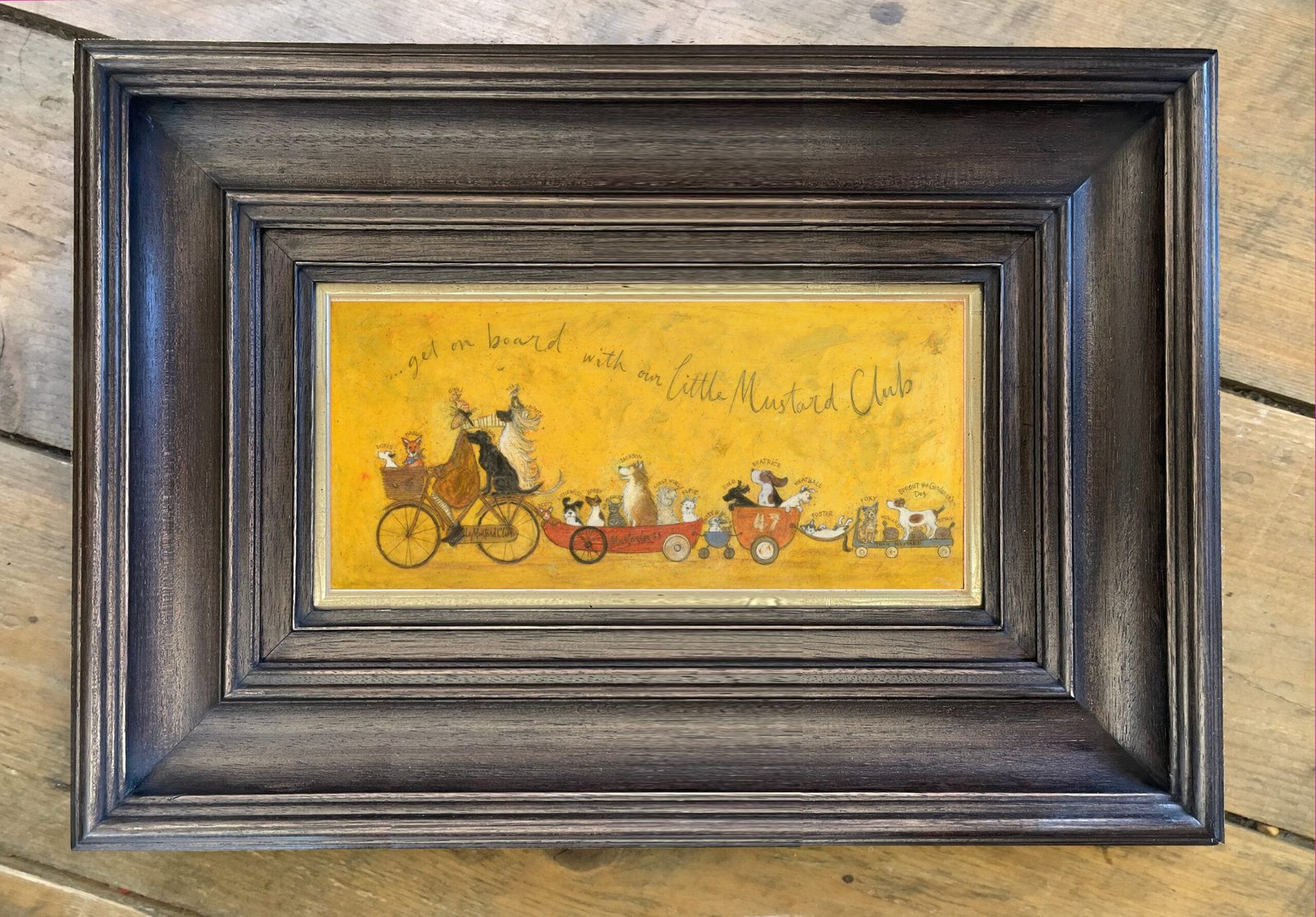 Get On Board With The Little Mustard Club Sam Toft Originals Get On Board With The Little Mustard Club Sam Toft Originals